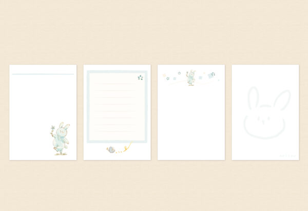 ひとことメモ（うさぎ） | ステーショナリー | Calendia