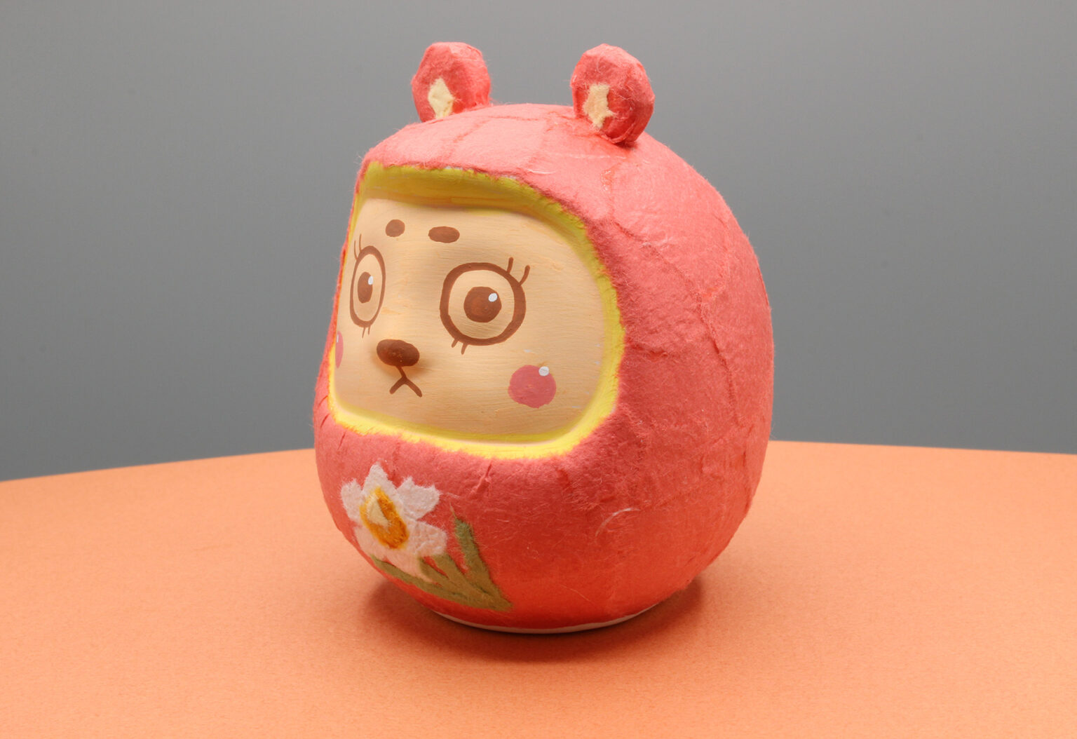 越前和紙「福だるま」貯金箱ｰ水仙 | その他グッズ | Calendia